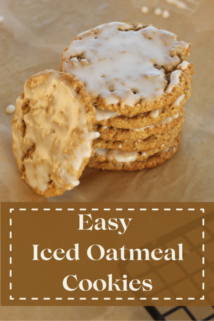 EASY ICED OATMEAL COOKIES - Healthy Home from Scratch