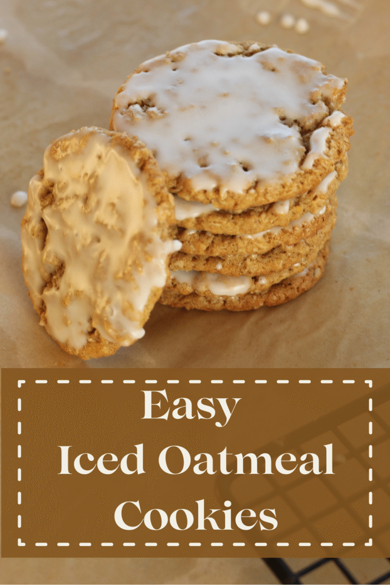 EASY ICED OATMEAL COOKIES - Healthy Home from Scratch
